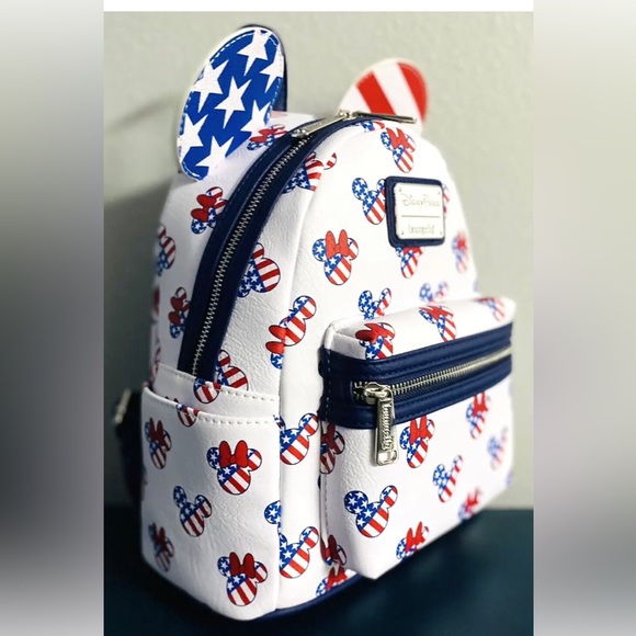 Loungefly | Bags | Nwt Disney Loungefly Stars Stripes American Flag ...